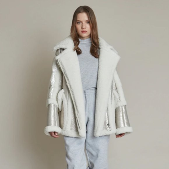 Nicole Bensisti | Jackets & Coats | Nicole Benisti Montaigne Metallic ...